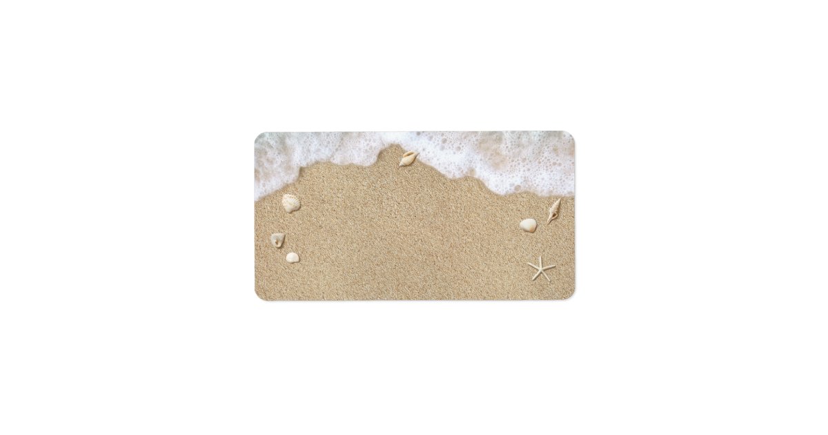 Beach Waves Address Labels | Zazzle