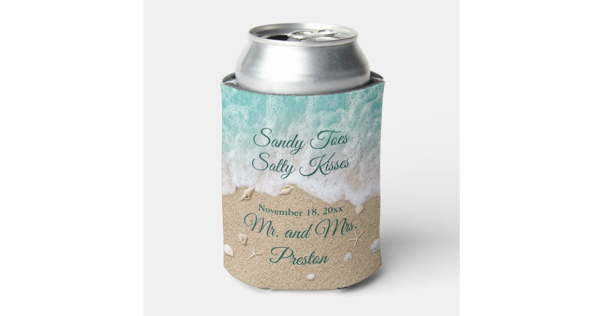Beach Waves Sandy Toes Cooler | Zazzle
