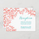 Beach Wedding Coral Reef Reception Invitation | Zazzle