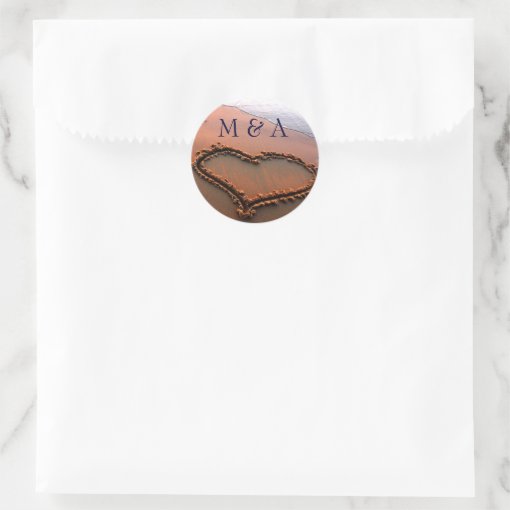 beach wedding stickers | Zazzle