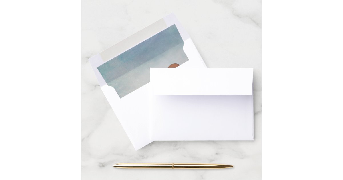 Beach Wedding Vows Envelope Liner | Zazzle