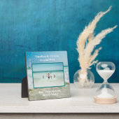 Beach Week Family Reunion Vacation Ocean Scene Pla Plaque | Zazzle