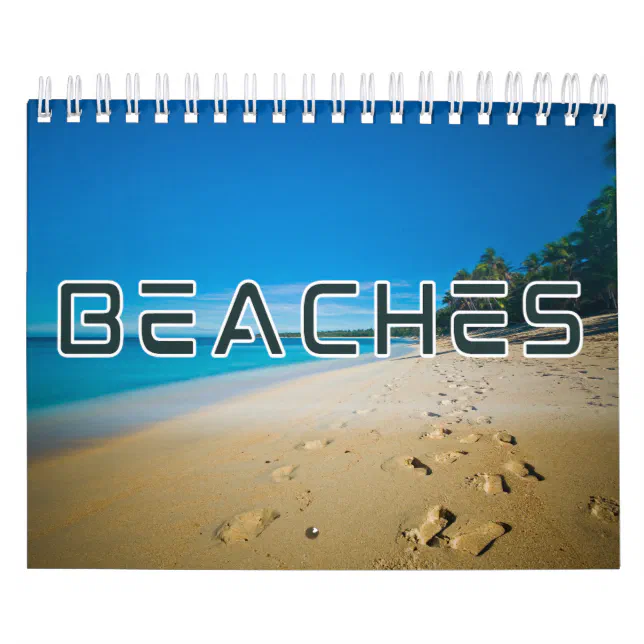Beaches Collection Wall Calendar | Zazzle
