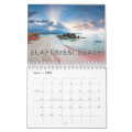 Beaches Collection Wall Calendar | Zazzle