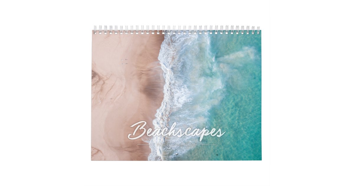 Beachscapes Tropical Beach Wall Calendar | Zazzle