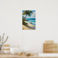 Beachside Bliss Poster | Zazzle