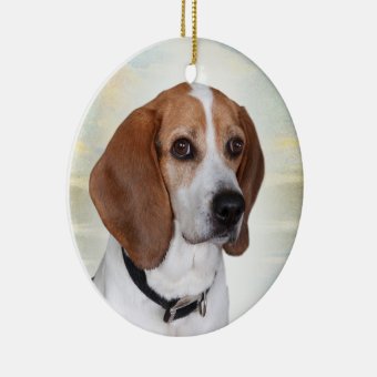 Beagle Angel Ornament | Zazzle