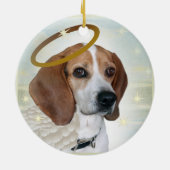Beagle Angel Ornament | Zazzle