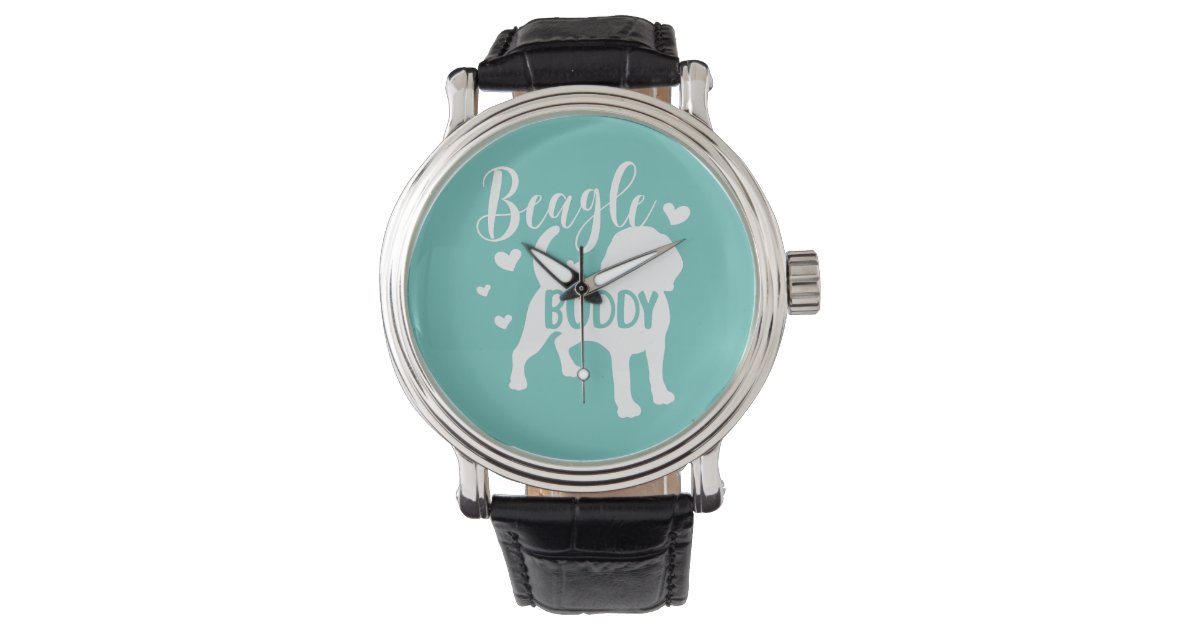 Beagle Buddy/ Beagle Mom/ Beagle Dad/ Beagles Love Watch | Zazzle