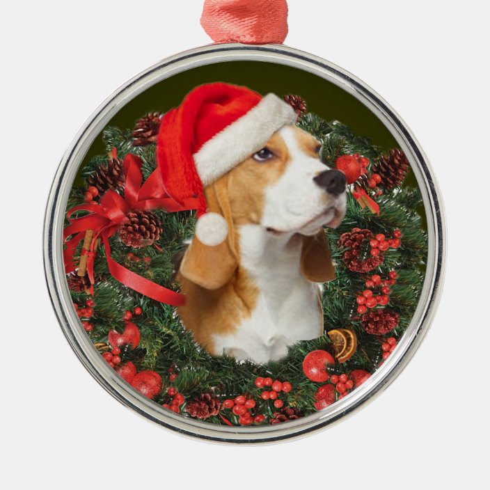 Beagle Christmas Ornament | Zazzle.com