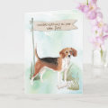 Beagle Congratulations on New Dog Card | Zazzle