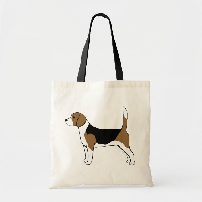 Beagle Drawing | Cute Dog Tote Bag | Zazzle.com