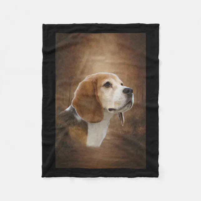 Beagle Fleece Blanket | Zazzle