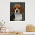 Beagle Portrait Poster | Zazzle