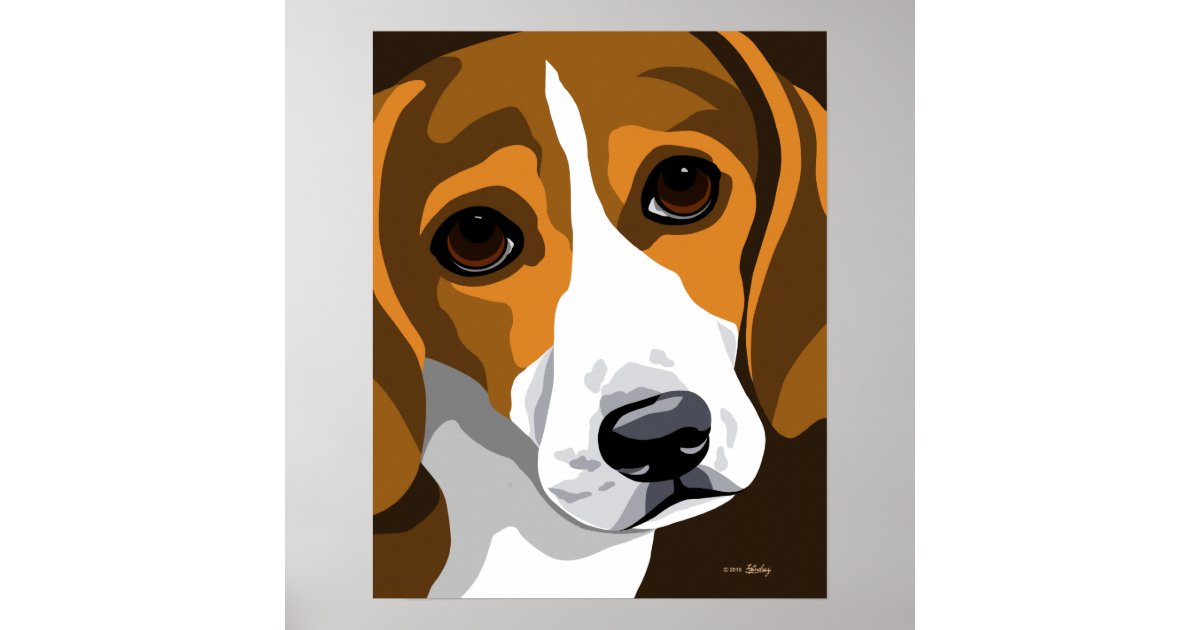 Beagle Poster | Zazzle