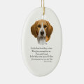 Beagle Rainbow Bridge Ceramic Ornament | Zazzle