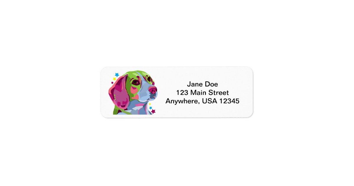 Beagle Return Address Labels | Zazzle