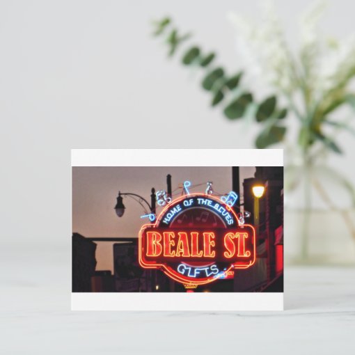 Beale Street Postcard | Zazzle
