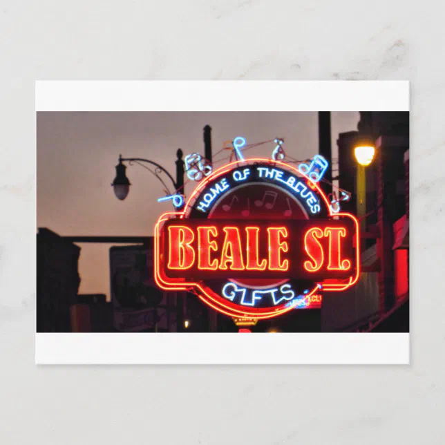 Beale Street Postcard | Zazzle