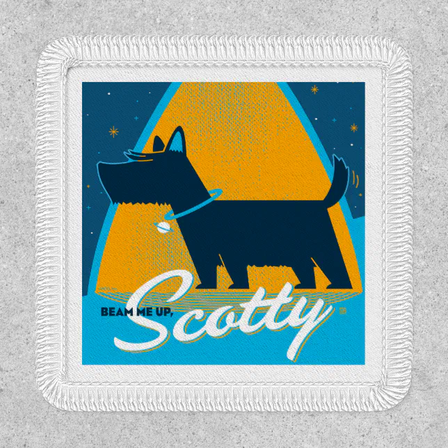 Beam Me Up Scotty Patch | Zazzle