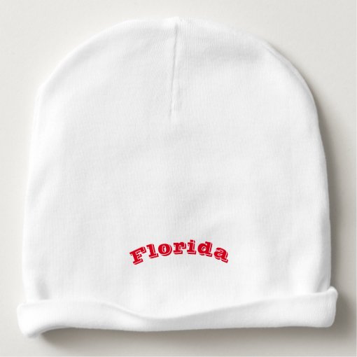 Beanie Baby Hat with flag of Florida, USA | Zazzle