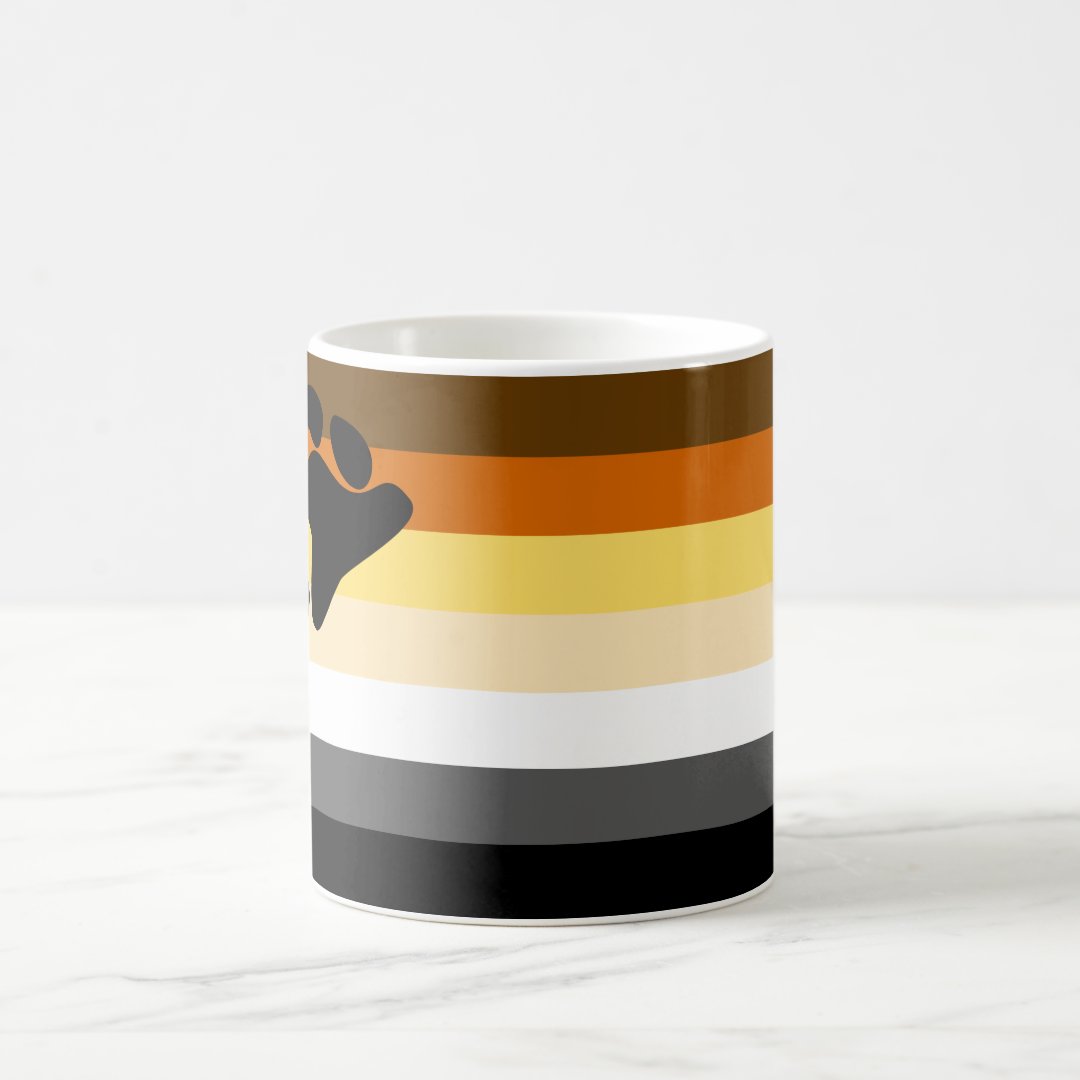 Bear and Cub Community LGBT Gay Pride Flag Coffee Mug | Zazzle