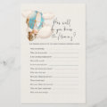 Bear Baby Shower Game - How Well Do You Know Mom? | Zazzle