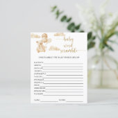 Bear Baby Word Scramble | Baby Shower Game | Zazzle