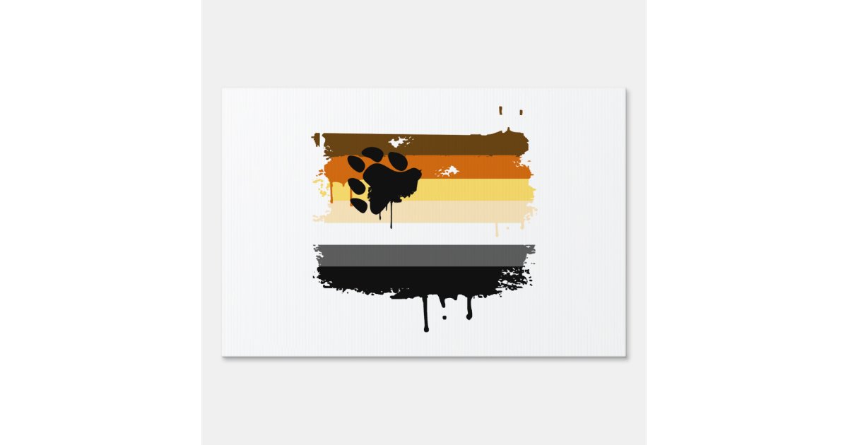 BEAR FLAG DRIPPING SIGN | Zazzle