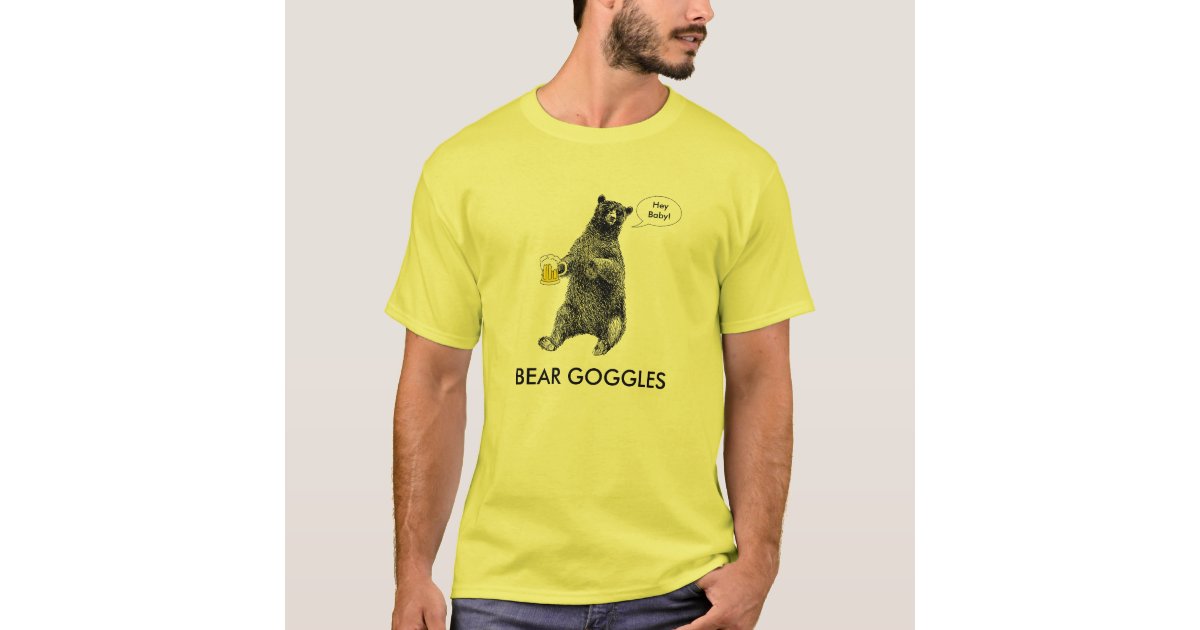 Bear Goggles T-Shirt | Zazzle