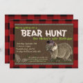 Bear Hunt Adventure Party Invitation | Zazzle