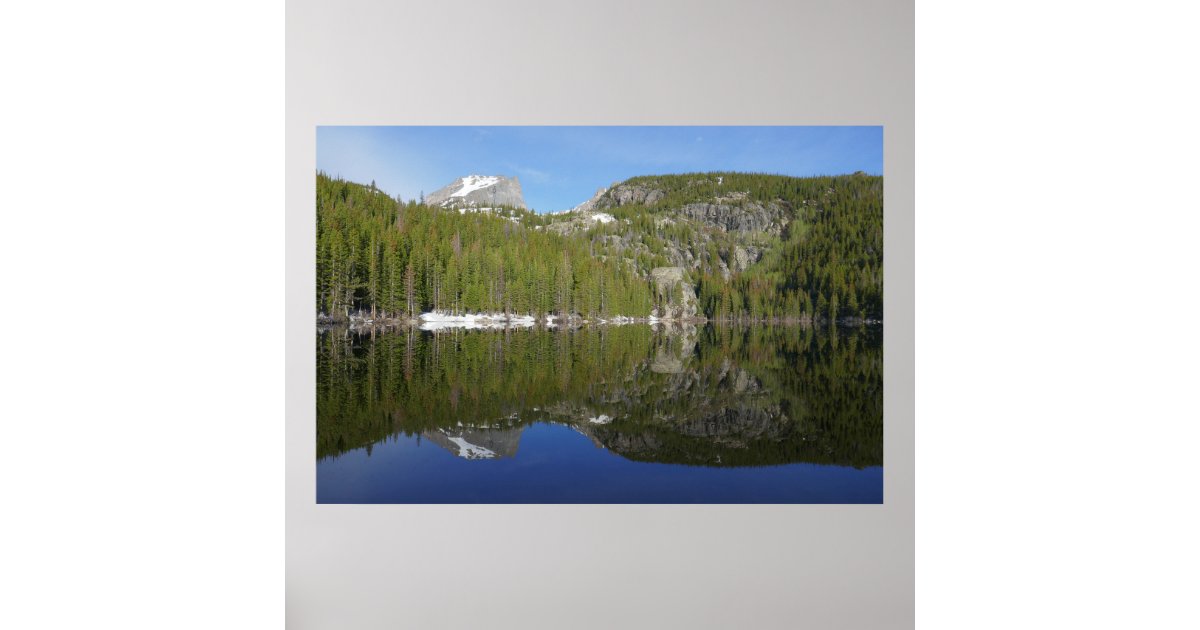 Bear Lake Reflection I Poster | Zazzle