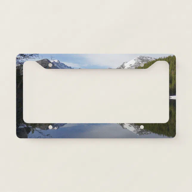 Bear Lake Reflection II License Plate Frame | Zazzle