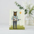 Bear Playing Banjo Postcard | Zazzle