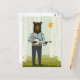 Bear Playing Banjo Postcard | Zazzle