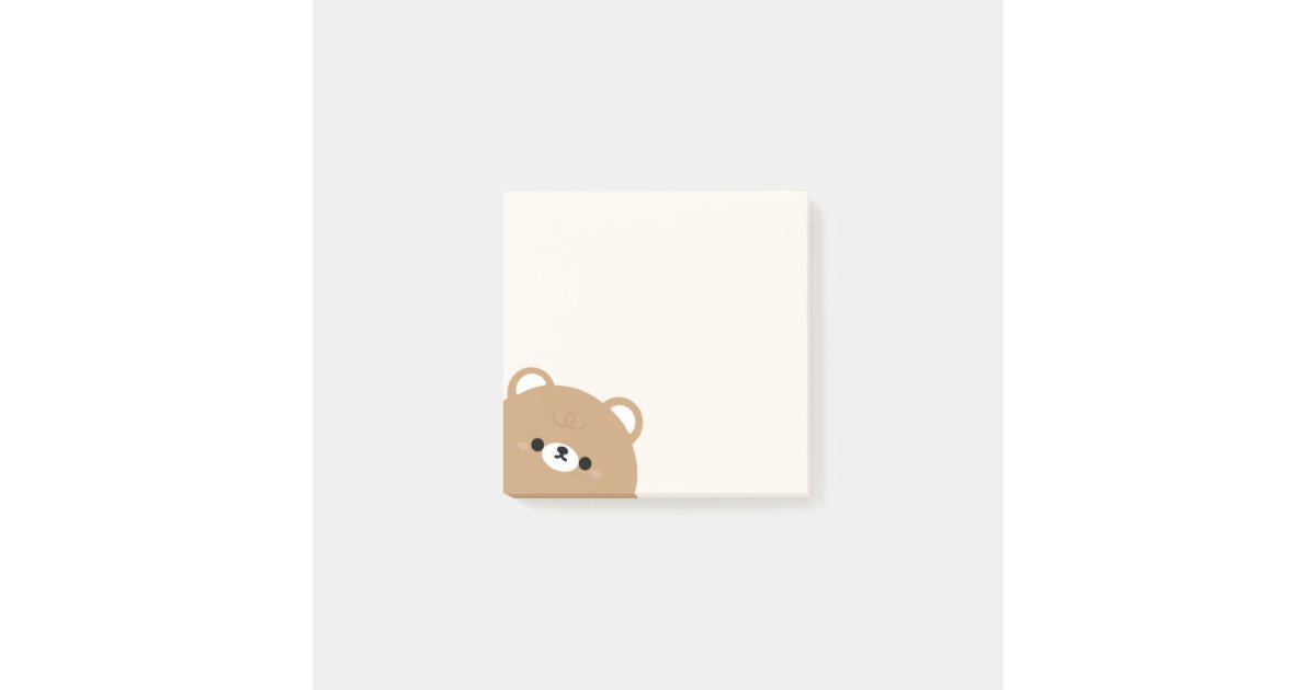Bear Post-it Notes | Zazzle