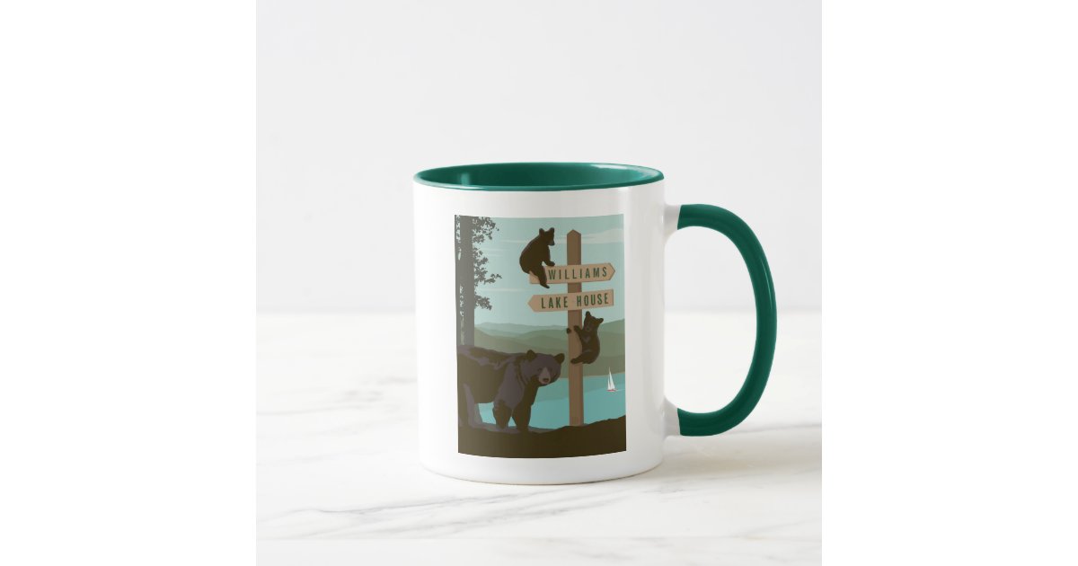 Bear Sign Post Mug | Zazzle