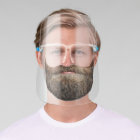 Beard and Mustache Disguise Face Shield | Zazzle