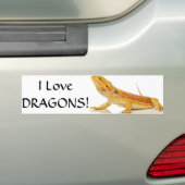Bearded Dragon Bumper Sticker | Zazzle