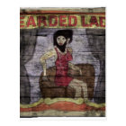 Bearded Lady Vintage Canival Banner Postcard | Zazzle.com