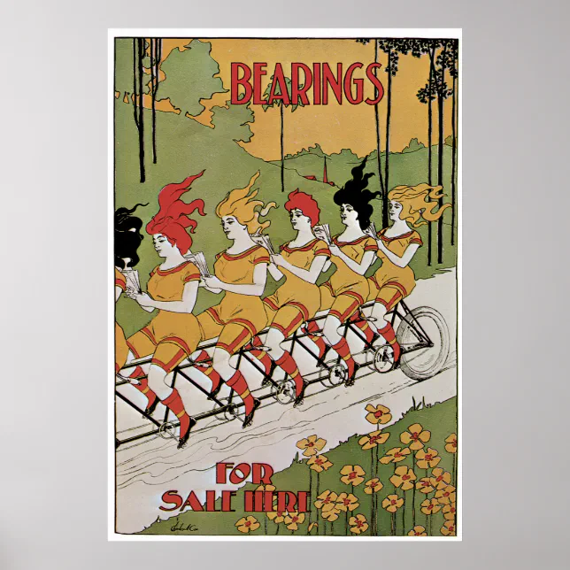 Bearings Bicycle Poster | Zazzle