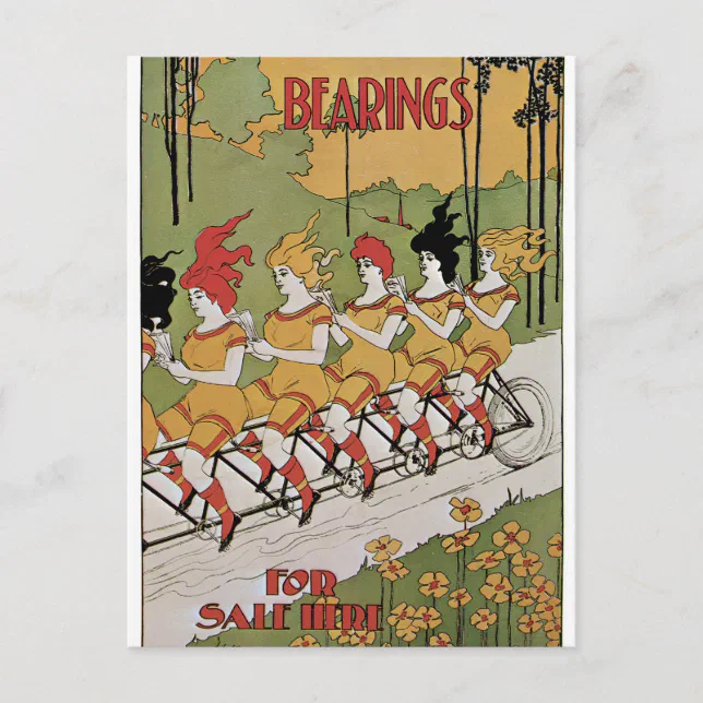 Bearings Bicycle Poster Postcard | Zazzle