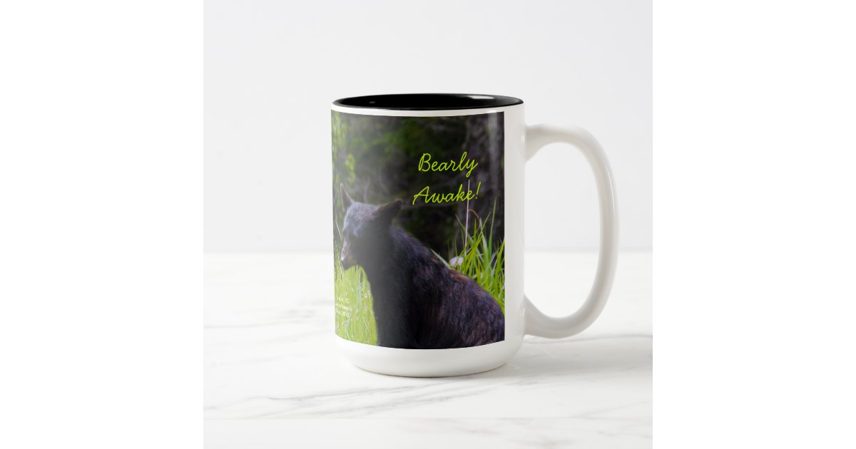 Bearly Awake Two-Tone Coffee Mug | Zazzle