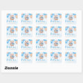 Bearly Wait baby shower Square Sticker | Zazzle