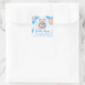 Bearly Wait baby shower Square Sticker | Zazzle
