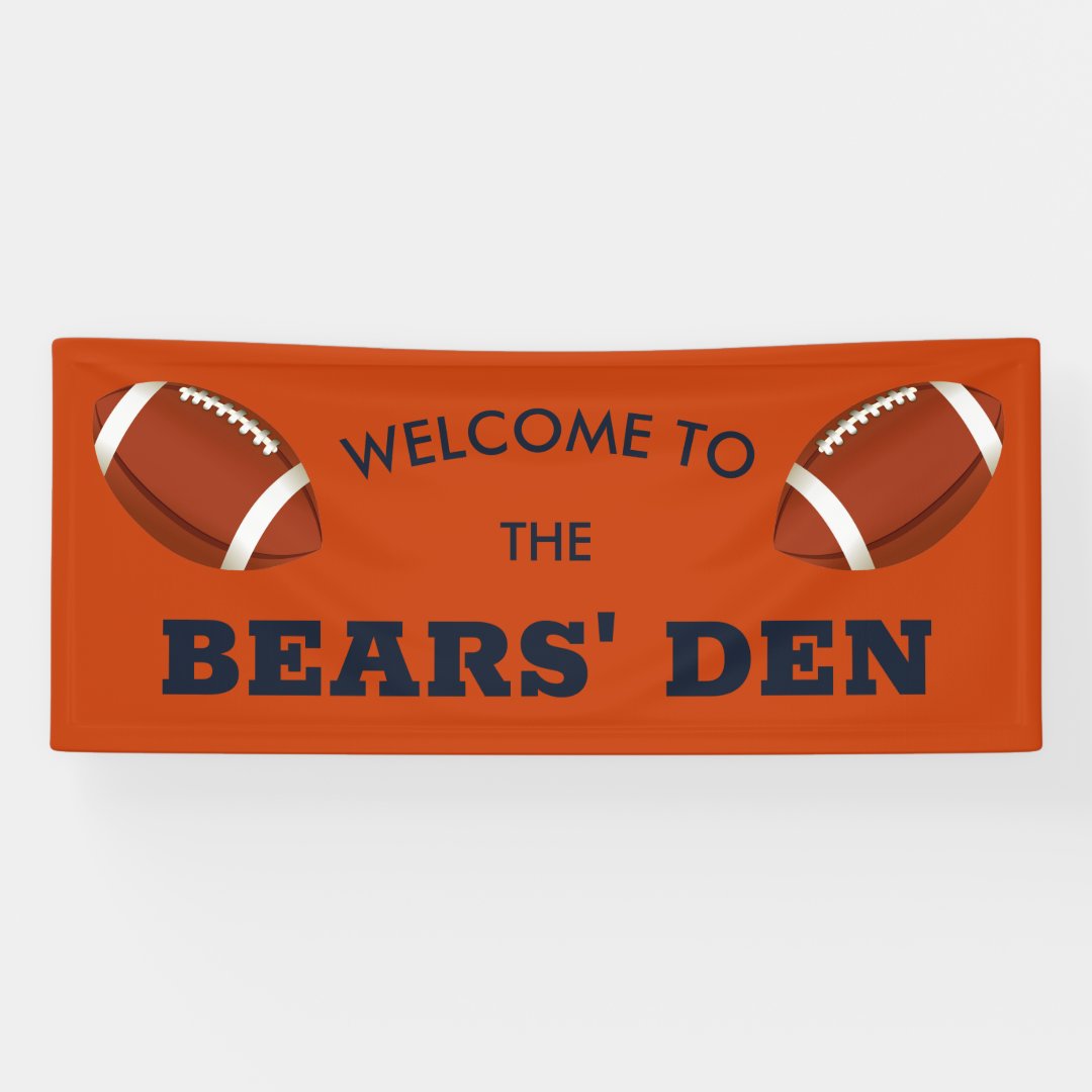 Bears Den Football Banner | Zazzle
