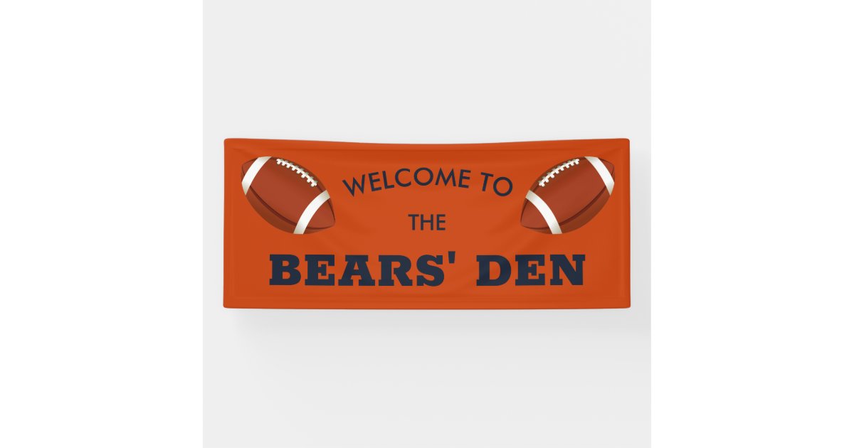 Bears Den Football Banner | Zazzle