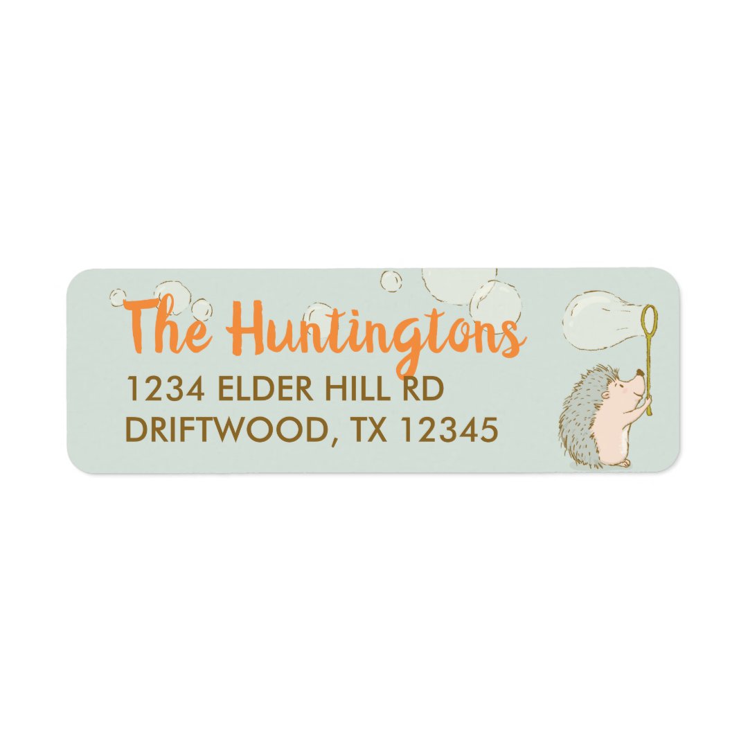 Beary cute Return Address Label | Zazzle