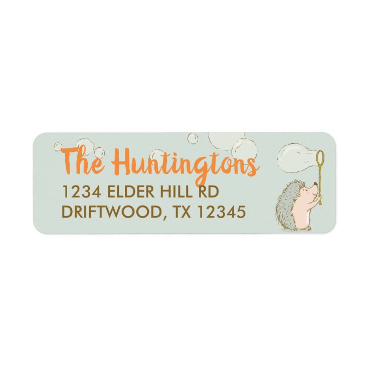 Beary cute Return Address Label | Zazzle
