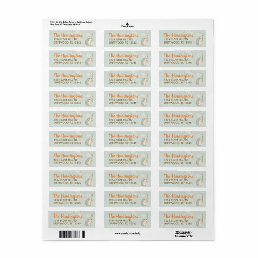 Beary cute Return Address Label | Zazzle
